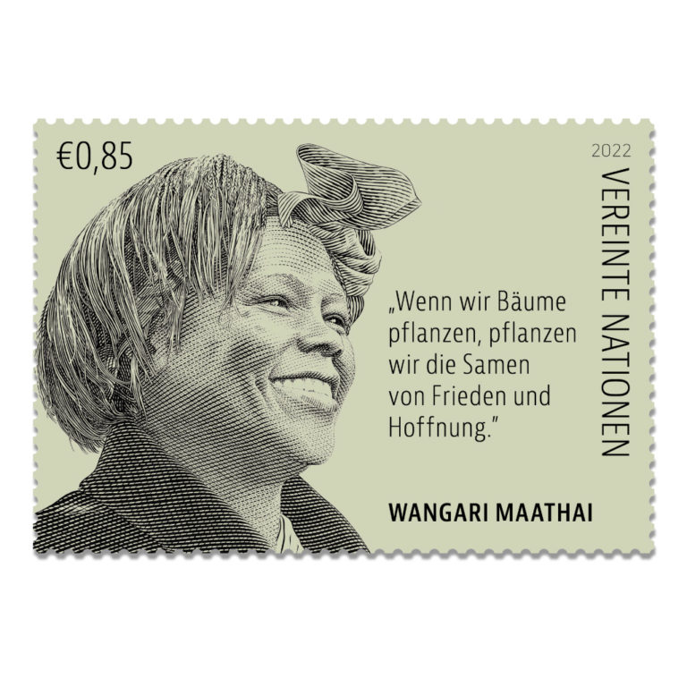 Wangari Maathai VI Definitive – €0,85 - UN Stamps