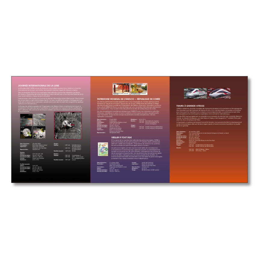 2024 Annual Collection Folders Set - UN Stamps