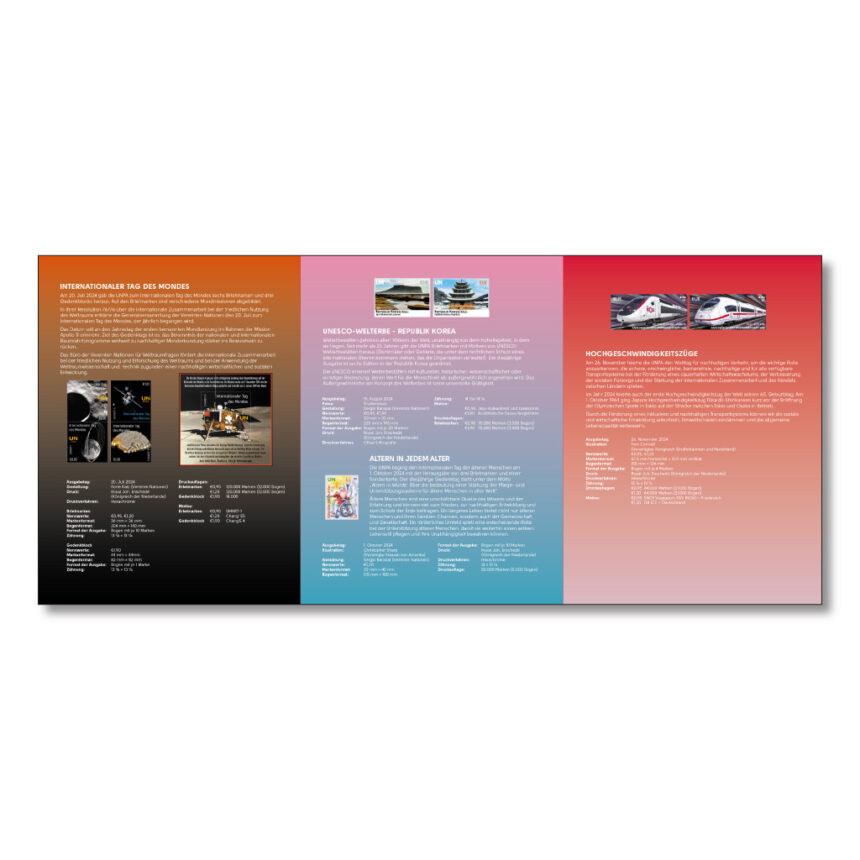2024 Annual Collection Folders Set - UN Stamps