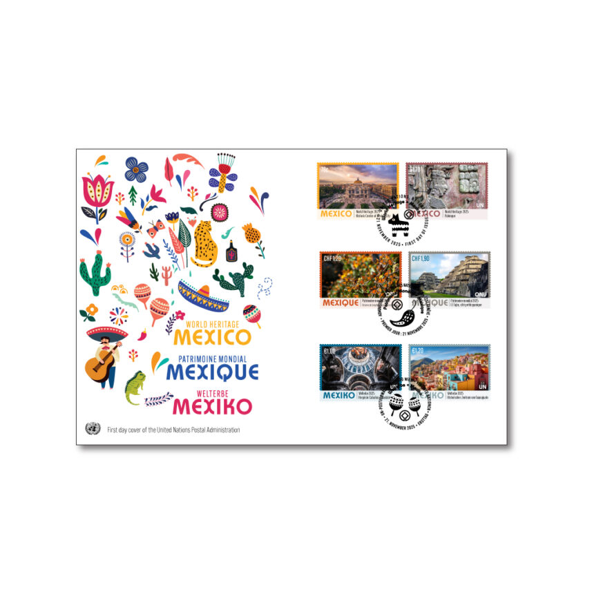 2025 UNESCO World Heritage - Mexico - UN Stamps